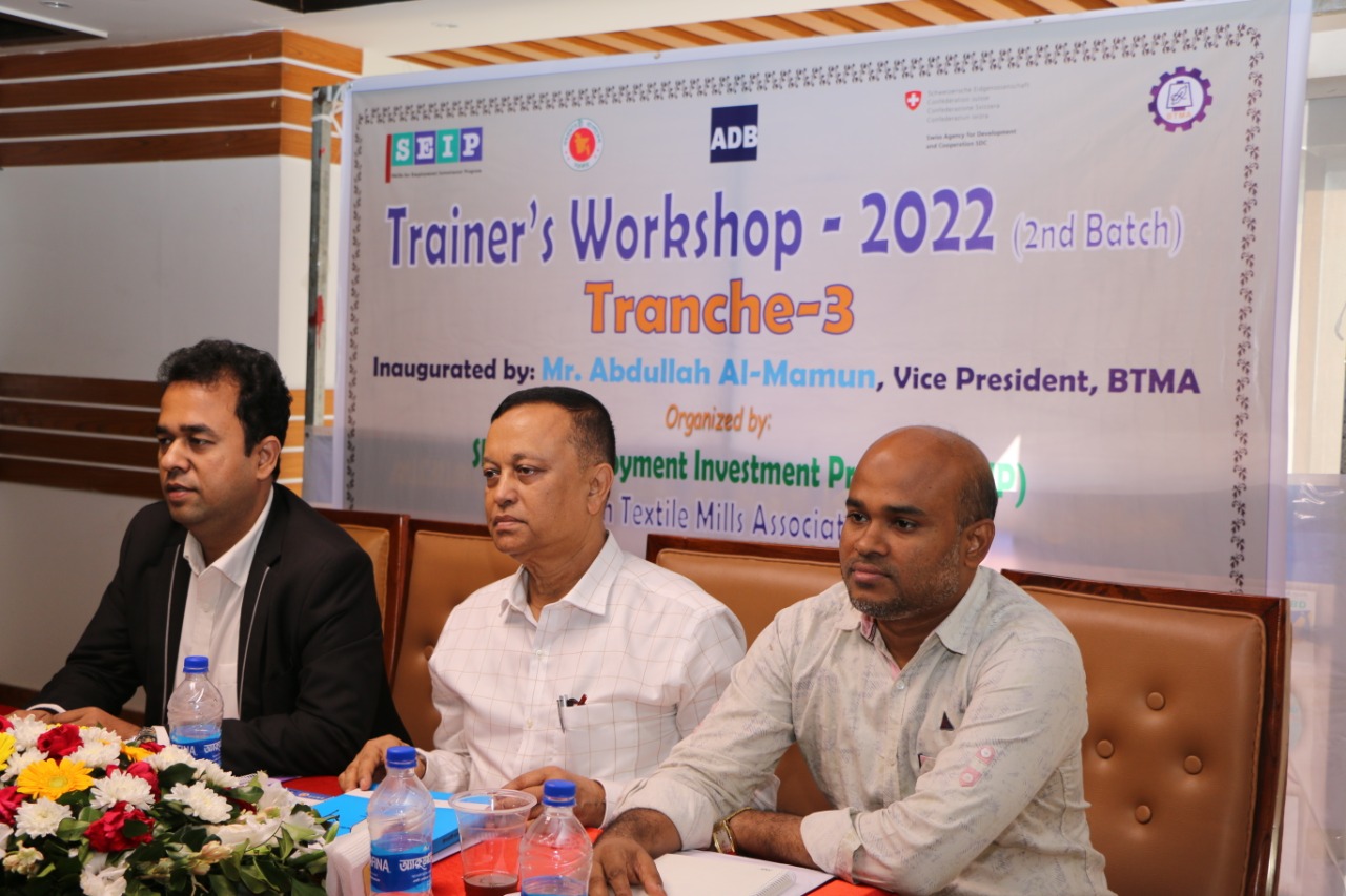 A workshop with the trainers-2022 (2nd batch) of BTMA-SEIP under ...