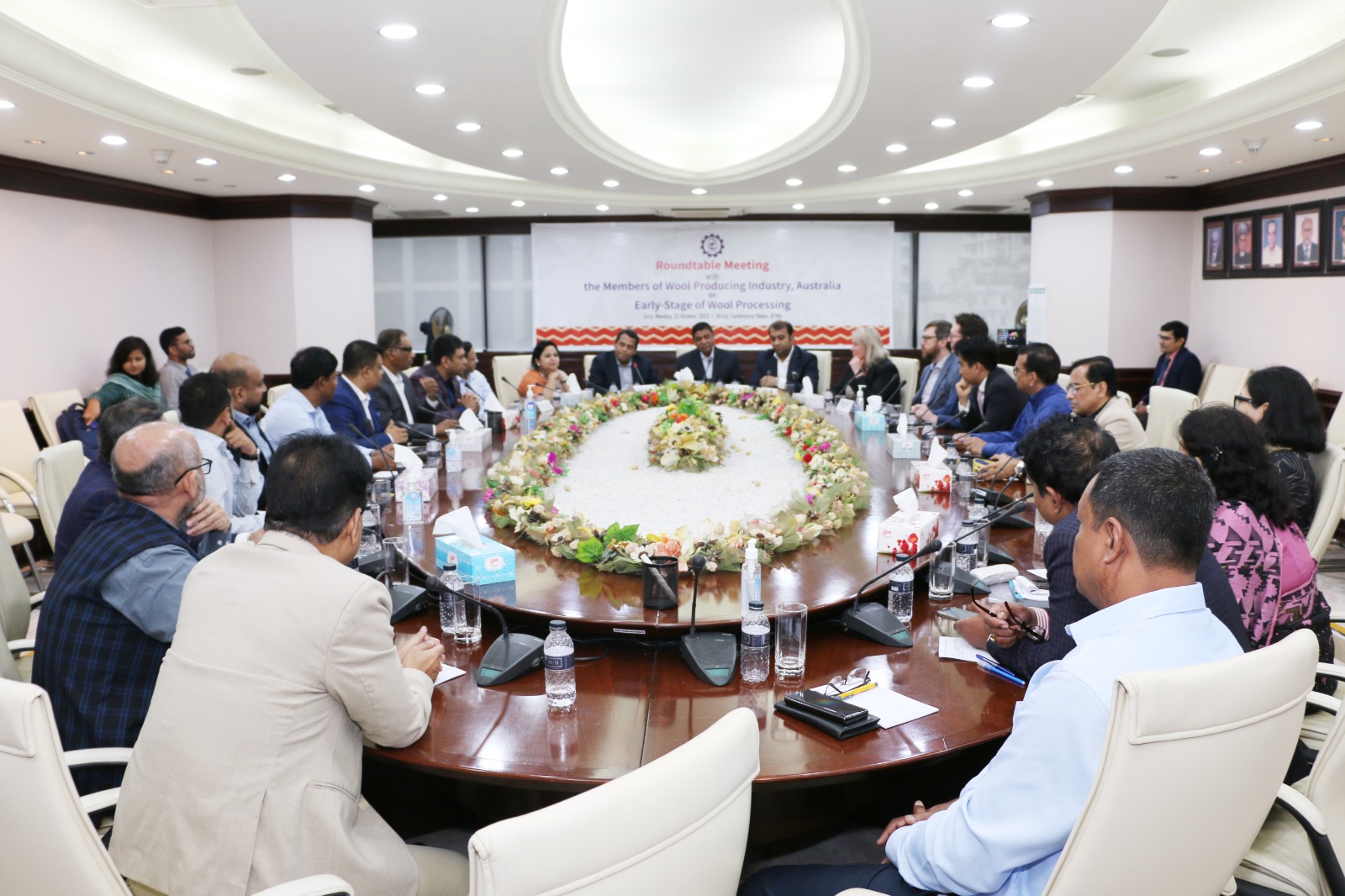 A Roundtable Meeting was held at BTMA today with Wool Producing ...