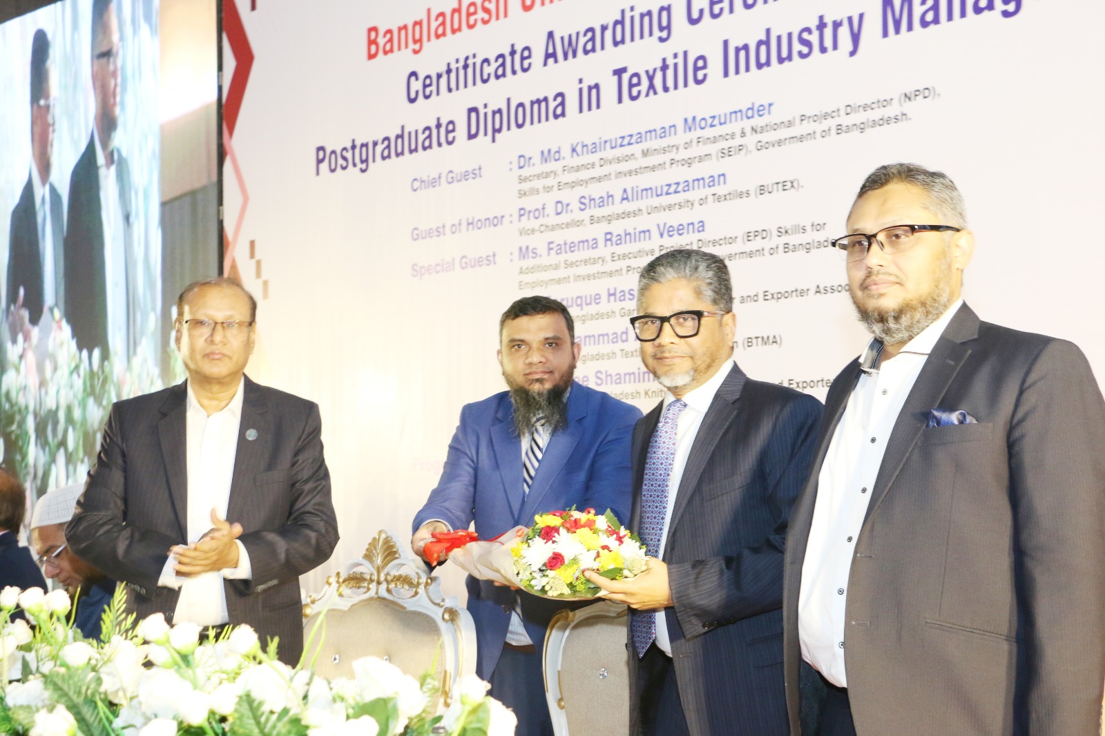 Certificate Awarding Ceremony for the Postgraduate Diploma in Textile ...