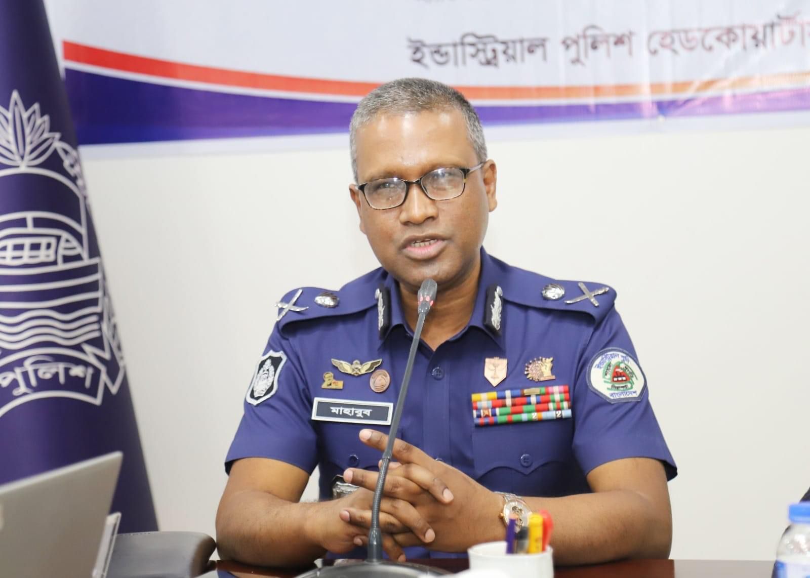View exchange meeting at the Industrial Police Headquarters ...